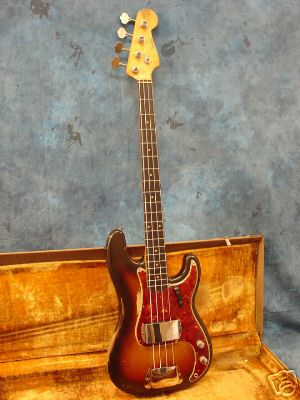 Photos of Vintage fender bass guitars, jazz bass and precision bass ...